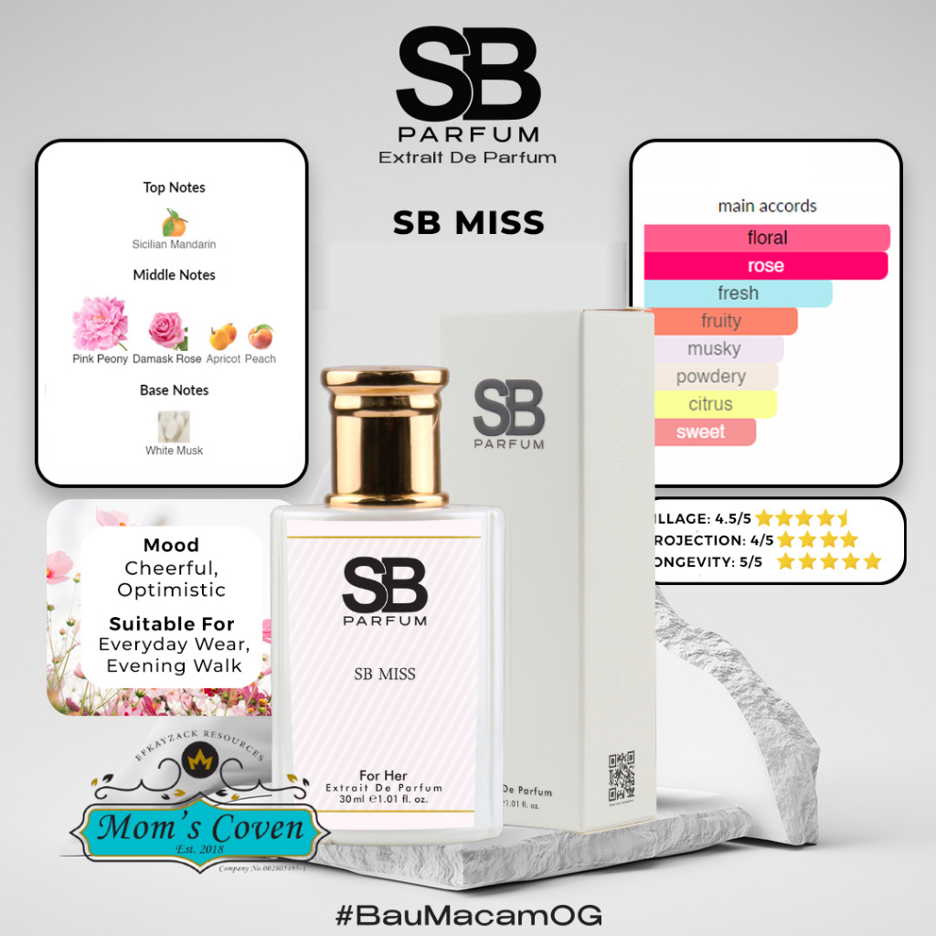 SB MISS Parfum 30ml | Shopee Malaysia