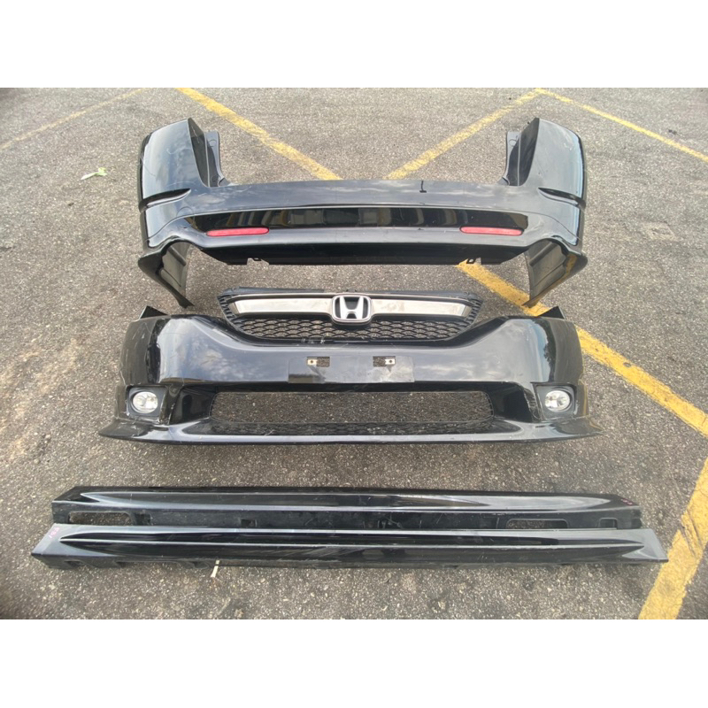 Honda Odyssey Front Rear Bumper With Side Skirt Set For RB1 RB2 K24A ...