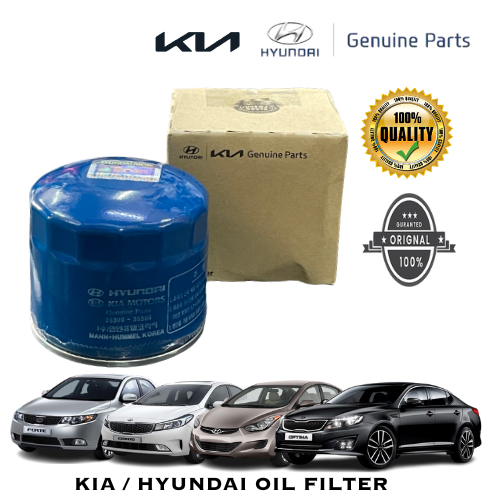ORIGINAL KIA / HYUNDAI OIL FILTER *** 26300 35505 *** | Shopee Malaysia
