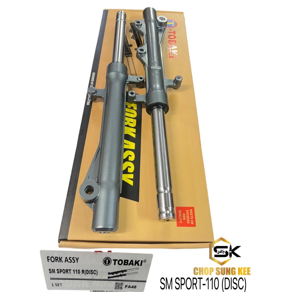 FRONT FORK ASSY TOBAKI FOR SM SPORT-110 (DISC) | Shopee Malaysia