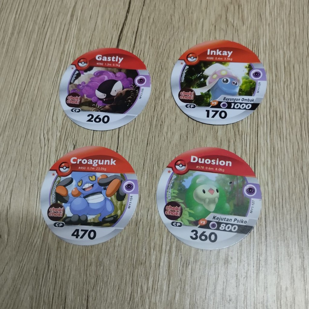 Pokemon Medallion Choki Choki (Dark/Poison Type) | Shopee Malaysia