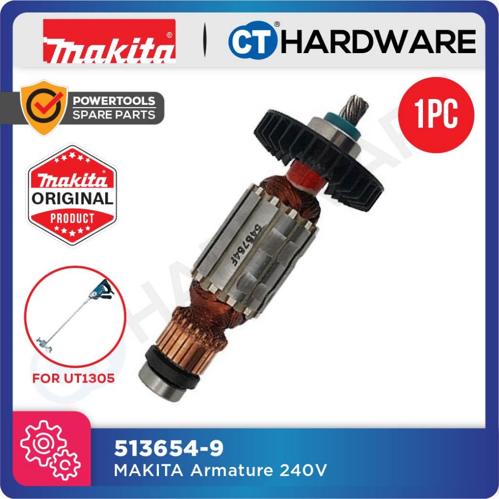 MAKITA 513654-9 ARMATURE 240V FOR UT1305 | Shopee Malaysia