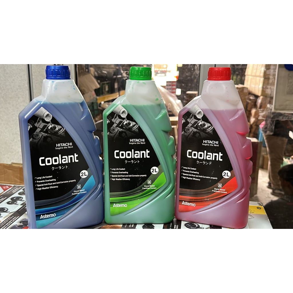 COOLANT LONG LIFE HITACHI BRAND MADE IN JAPAN 2L 100% PURE | Shopee ...