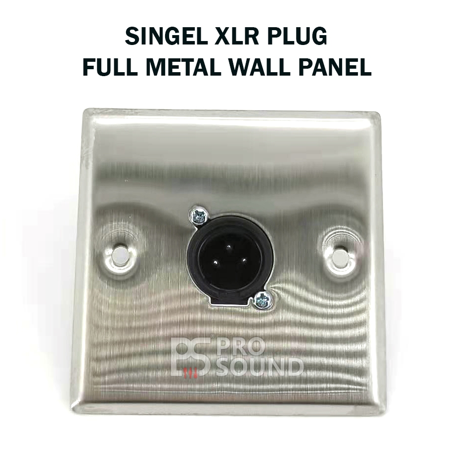 (READY STOCK)Single XLR Male Plug Metal Wall Panel | Shopee Malaysia