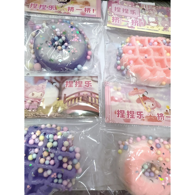 【Ready stock】Squishy Donuts toys Original Cute Waffles toys soft slow ...