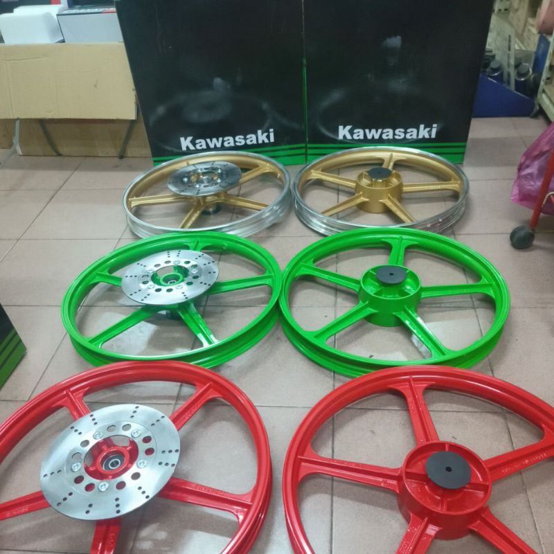 Sport RimAR125/AR80/AR80 Custom Full Chop Made In Japan Gold/Red/Green ...