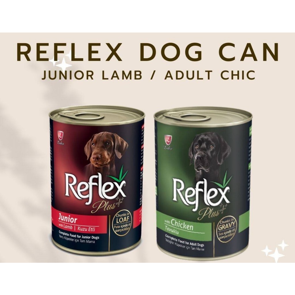 Reflex Plus Dog Canned 400g (Chicken / Lamb) | Shopee Malaysia