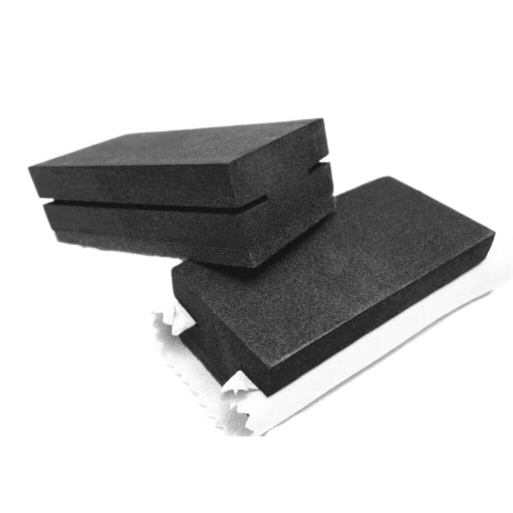 Coating Block Applicator with Pre-Cut Slit & Microfiber Suede Coating ...