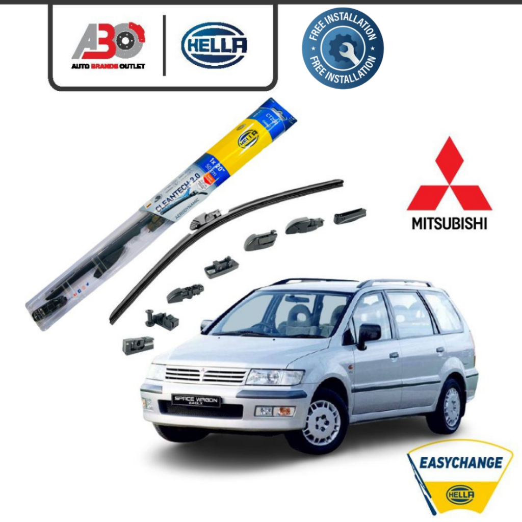 (Free Windscreen Cleaner) HELLA Nanotechnology Wiper Blades Set ...