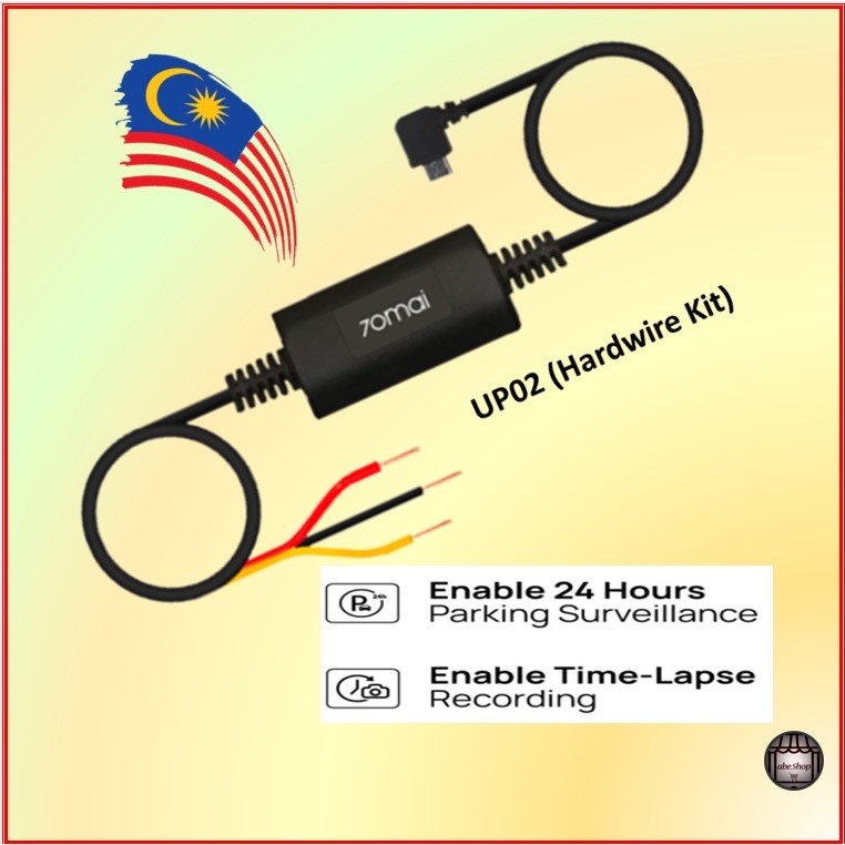 Genuine 70mai HARDWIRE KIT (UP02) - MICRO USB CABLE | Shopee Malaysia