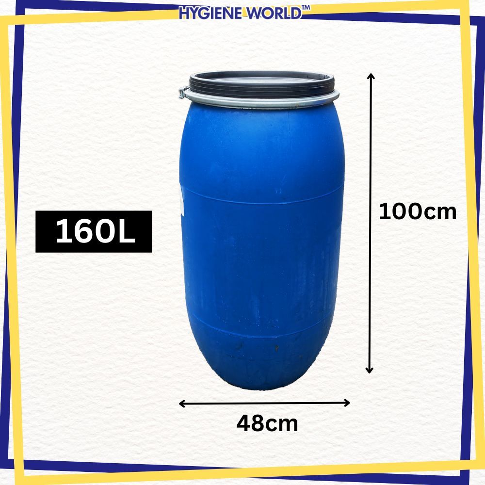 Tong Drum Plastik /Tong Air / Blue Drum Plastic / Bekas Tong 160L 200L ...