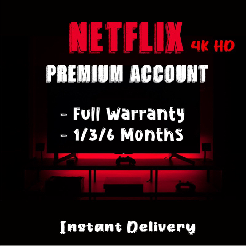 NETFLIX 4K UHD Premium Gift Card (Akaun) | Shopee Malaysia
