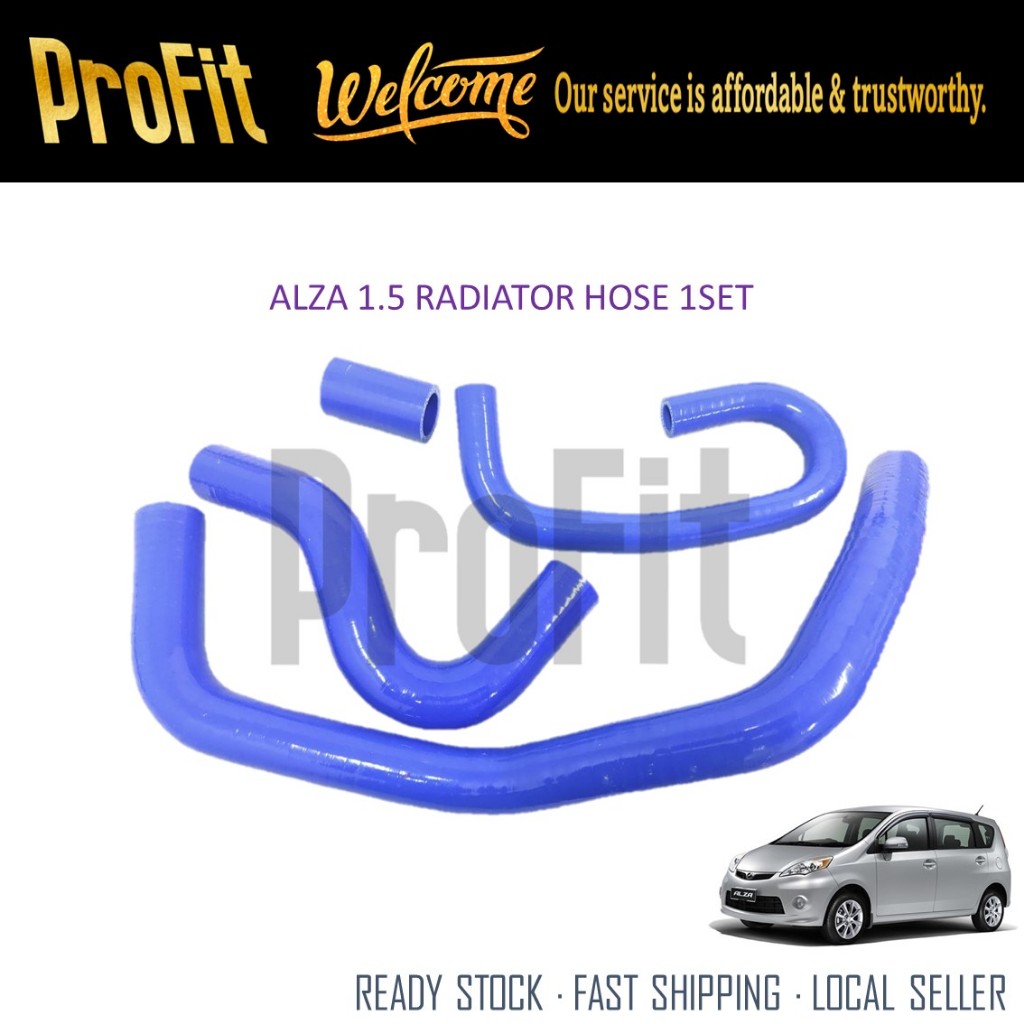 PERODUA ALZA 1.5 - CMT-ALZA SILICONE RADIATOR HOSE 4PCS IN 1SET ...