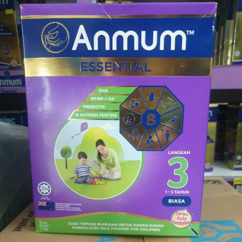 Anmum Essential Langkah 3 Biasa/Madu 1-3tahun 1.1kg 2025 | Shopee Malaysia