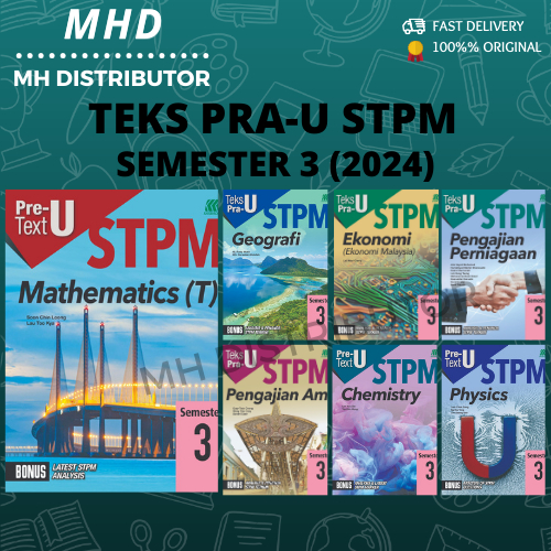 [MHD] TEKS PRA-U STPM SEMESTER 3 (2024) | Shopee Malaysia