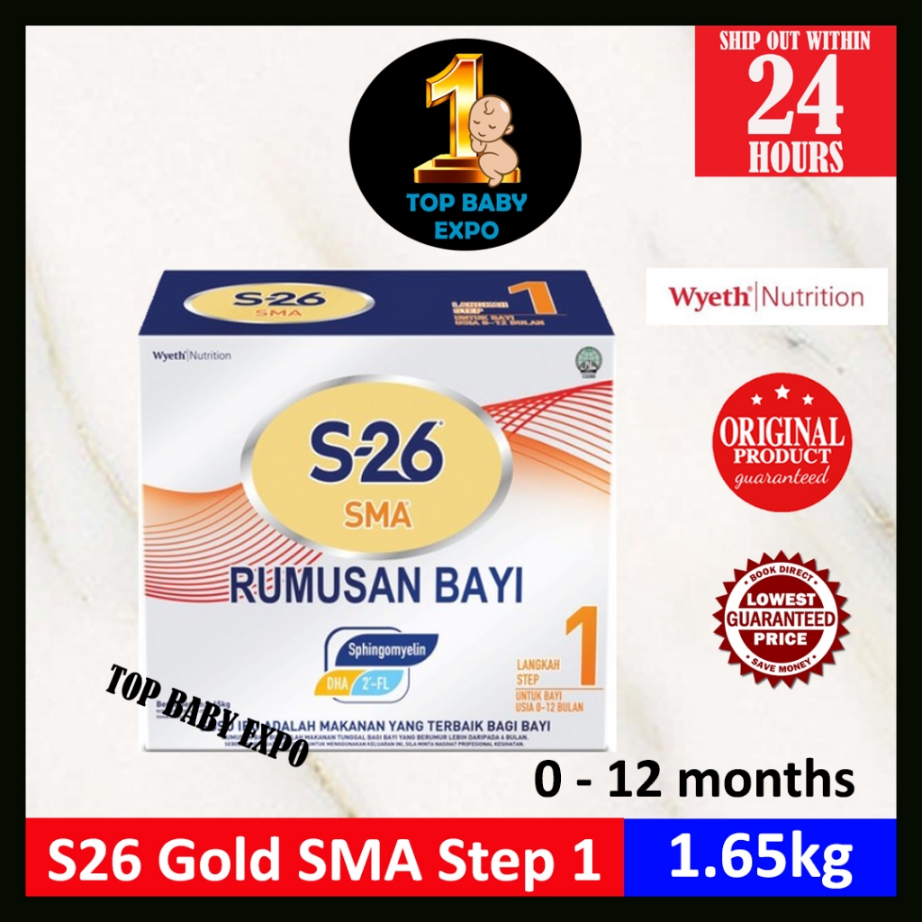 S26 Gold SMA Step 1 (1.65kg) Exp: 03/2027 (Wyeth) (Newest Stock) | Shopee Malaysia