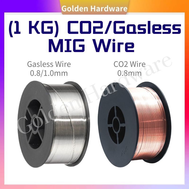 1Kg CO2 & Gasless Mig Wire / CO2 Mig Welding Wire / Flux Cored Welding Wire (0.8mm / 1.0mm ...