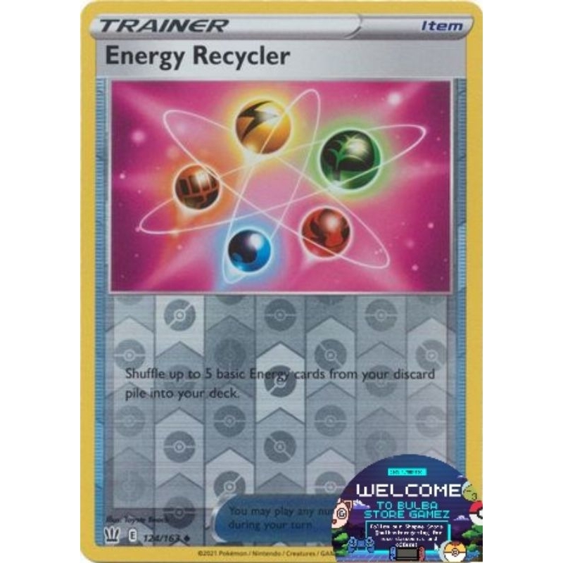 Energy Recycler 124/163 72/98 123/145 Pokémon SWSH05 Battle Styles ...