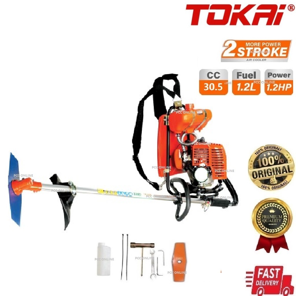 TOKAI TK-328 BRUSH CUTTER BACKPACK BRUSH CUTTER/ MESIN RUMPUT GALAS (2-STROKE) | Shopee Malaysia