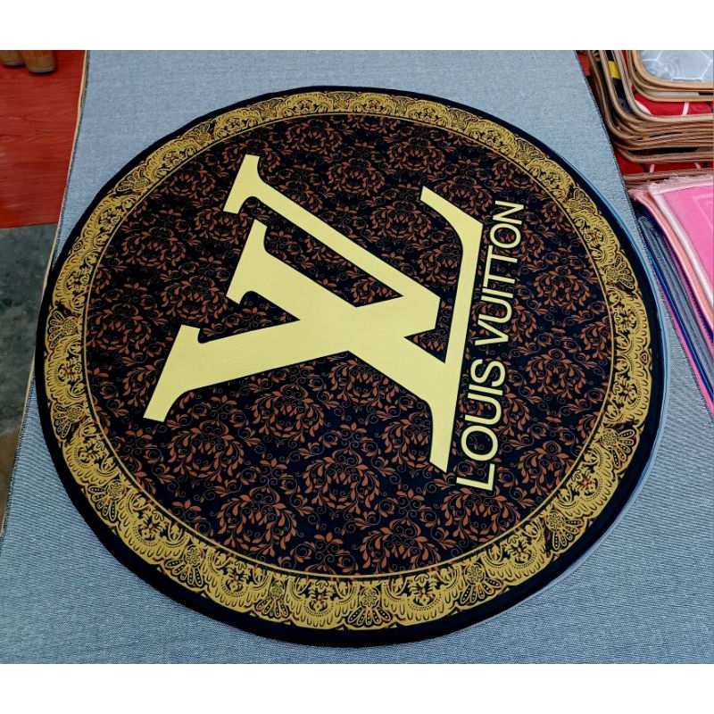 Round Karpet Bulat 130x130 cm Size |Ready Stock | Carpet Velvet ...