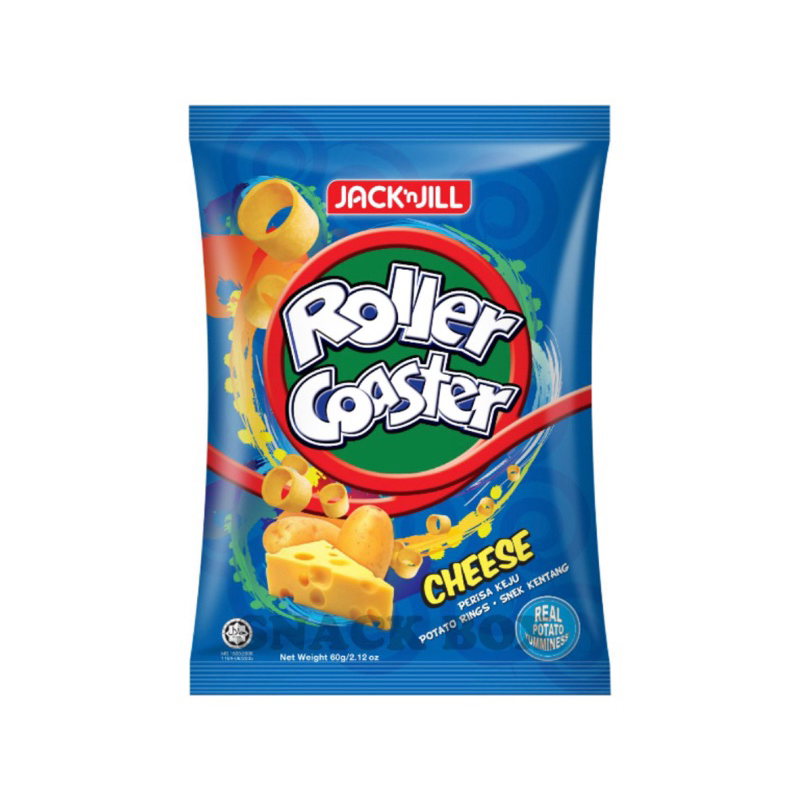 Jack ‘n Jill Roller Coaster Cheese/BBQ Flavour (60G) | Shopee Malaysia