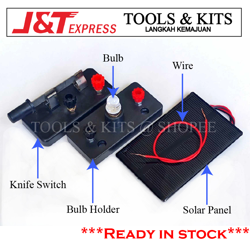 Simple Electric Circuit with Solar Panel DIY Educational Experiment RBT ...