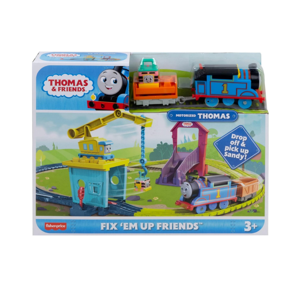 Thomas & Friends Fix 'em Up Friends Train and Track Set with Motorized ...