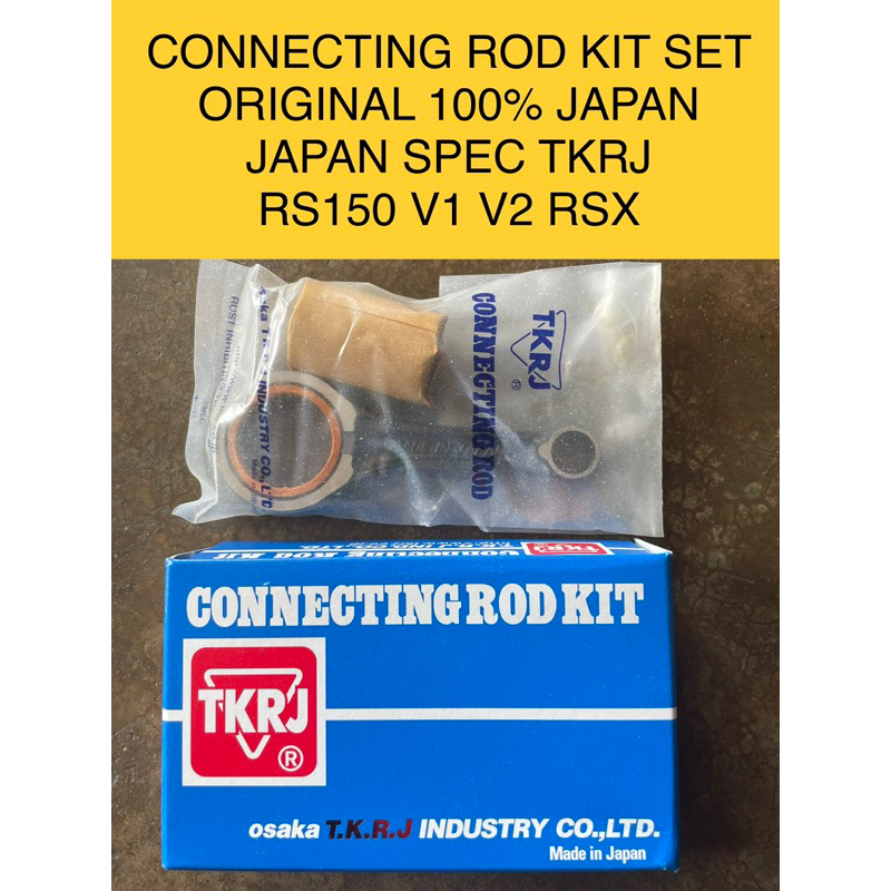 RS150 CONNECTING ROD KIT SET CON ROD SET STANDARD ORIGINAL 100% JAPAN TKRJ SPECIAL JAPAN SPEC ...