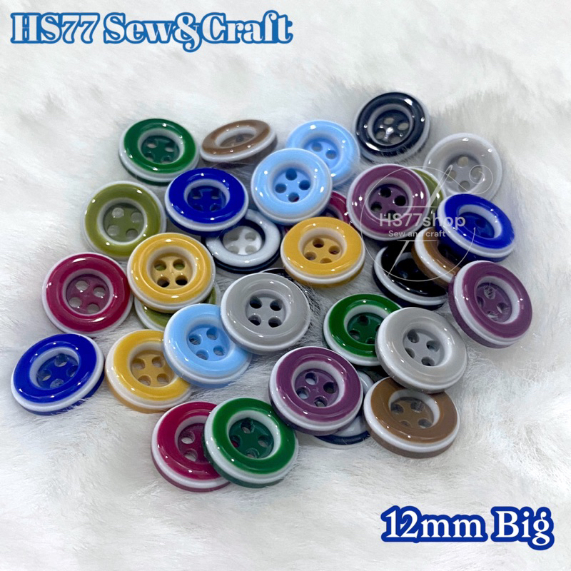 [ 20pcs/ pack ] solid Buatang kemeja/ butang fashion/ butang diy/ fancy ...