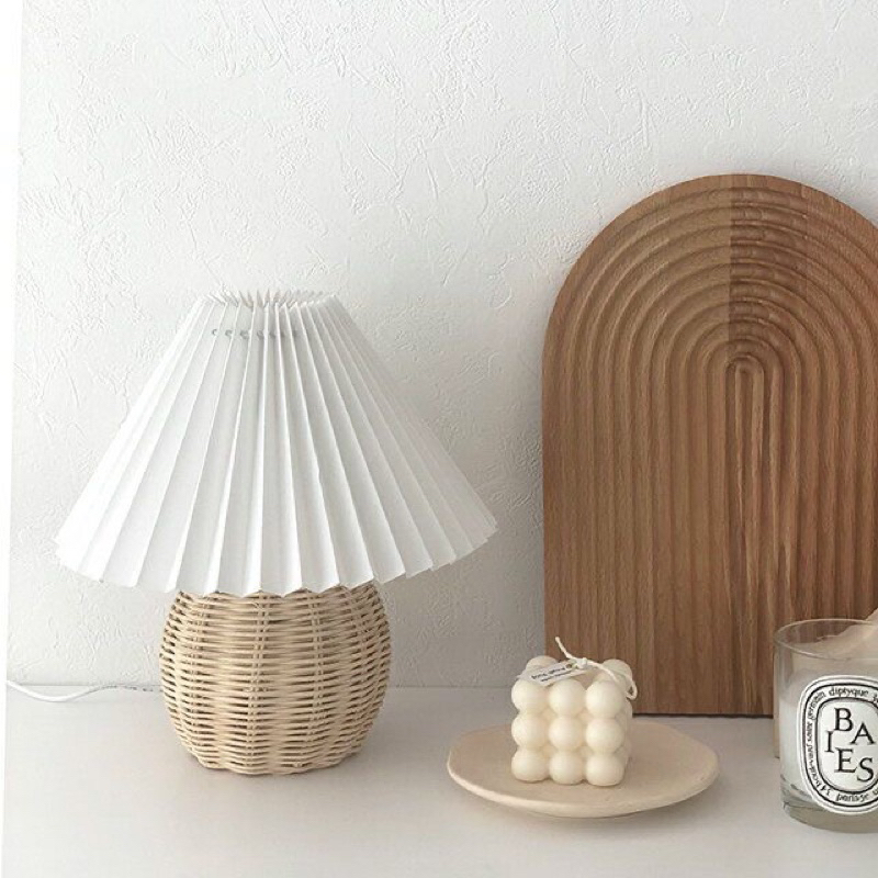 [READY STOCK]UJU HOME Muji style Table lamp / lampu meja aesthetic ...