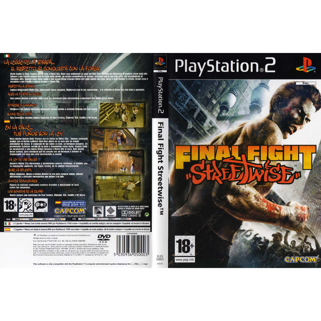 PS2 DVD Games Final Fight - Streetwise | Shopee Malaysia