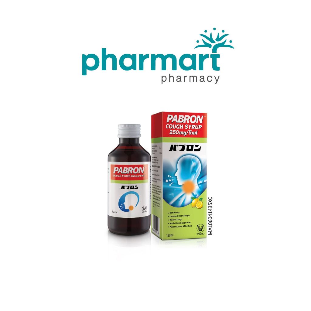 PABRON COUGH SYRUP LEMON 120ML | is good for phlegming cough (EXP 04/ ...