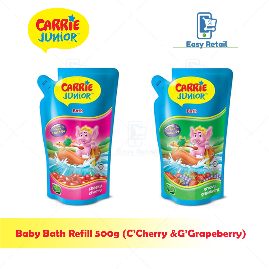 Carrie Junior Bath / Kid Shower Age 2 - 7 / Sabun Mandi Refill Pouch ...