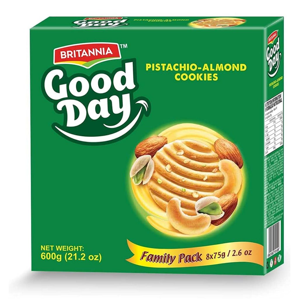 Britannia Pista Badam Cookies-600g | Shopee Malaysia