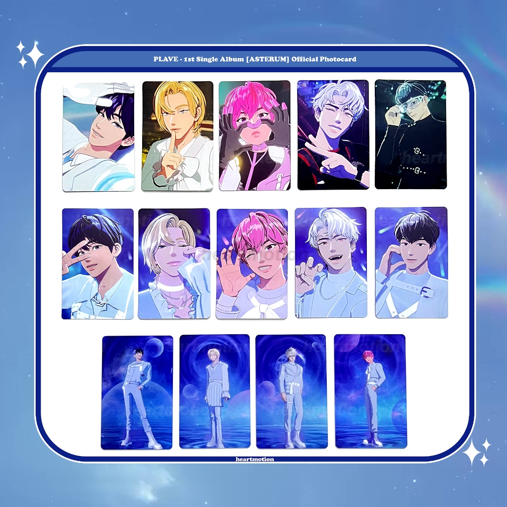 PLAVE - 1st Single Album [ASTERUM] Official Photocard | Shopee Malaysia