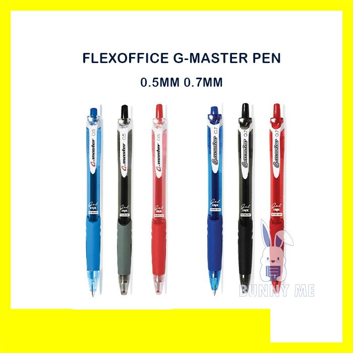 [BUNNY] FLEXOFFICE G-MASTER PEN 0.5MM 0.7MM (1 PIECE) FO-GEL021 ...