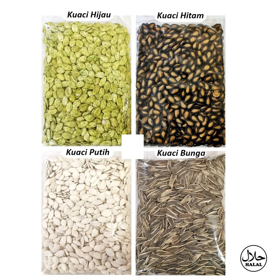 [READY TO EAT] Pasti Sedap Roasted Kuaci Bunga Sunflower / Pumpkin ...