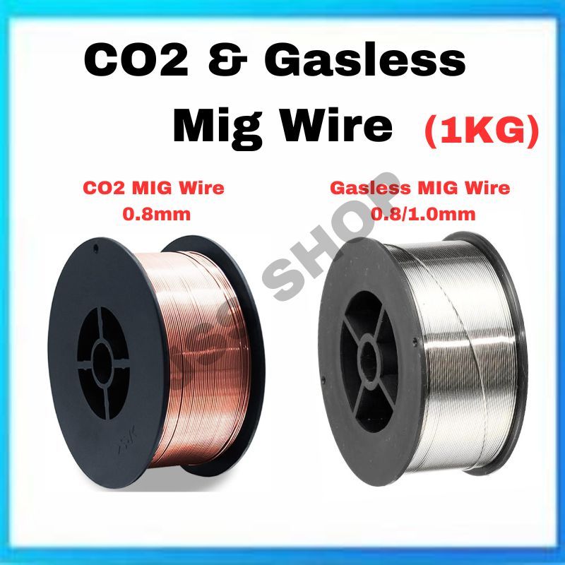 1Kg CO2 & Gasless Mig Wire (0.8mm / 1.0mm) / CO2 Mig Welding Wire / Flux Cored Welding Wire ...