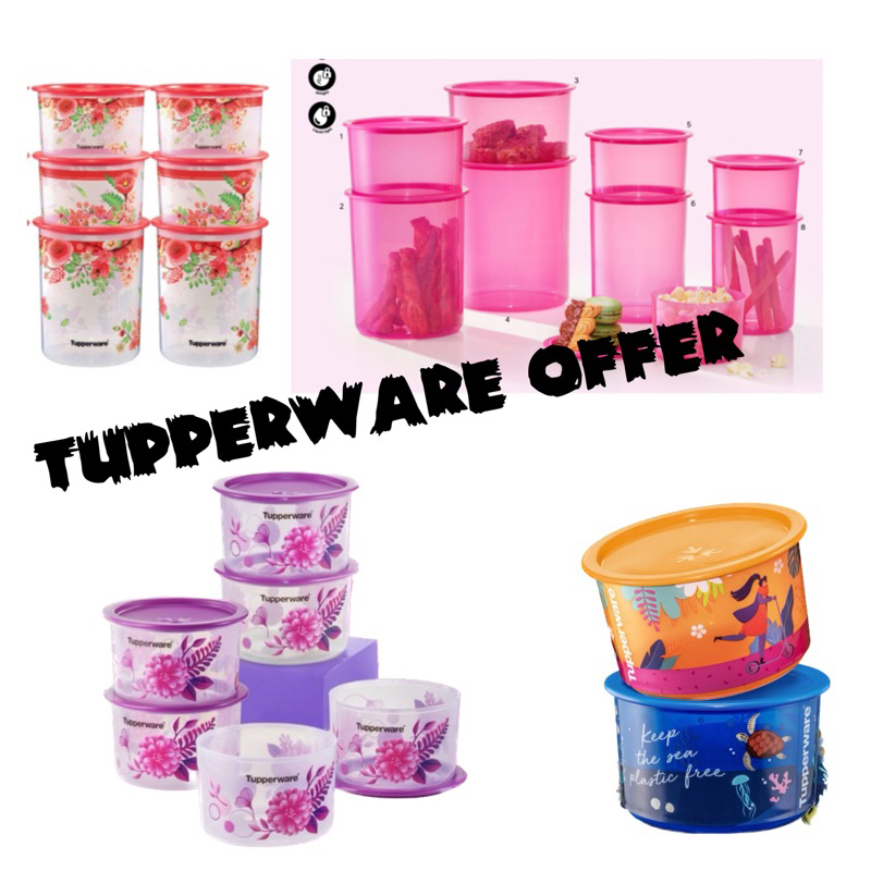 New Color‼️Ready Stock‼️Tupperware One Touch | Shopee Malaysia