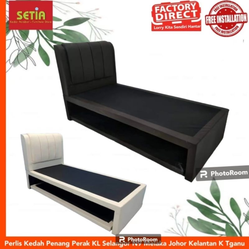 SETIA-Suria Single Bed+Pull Out / Katil Single Bed / Single Bed with ...