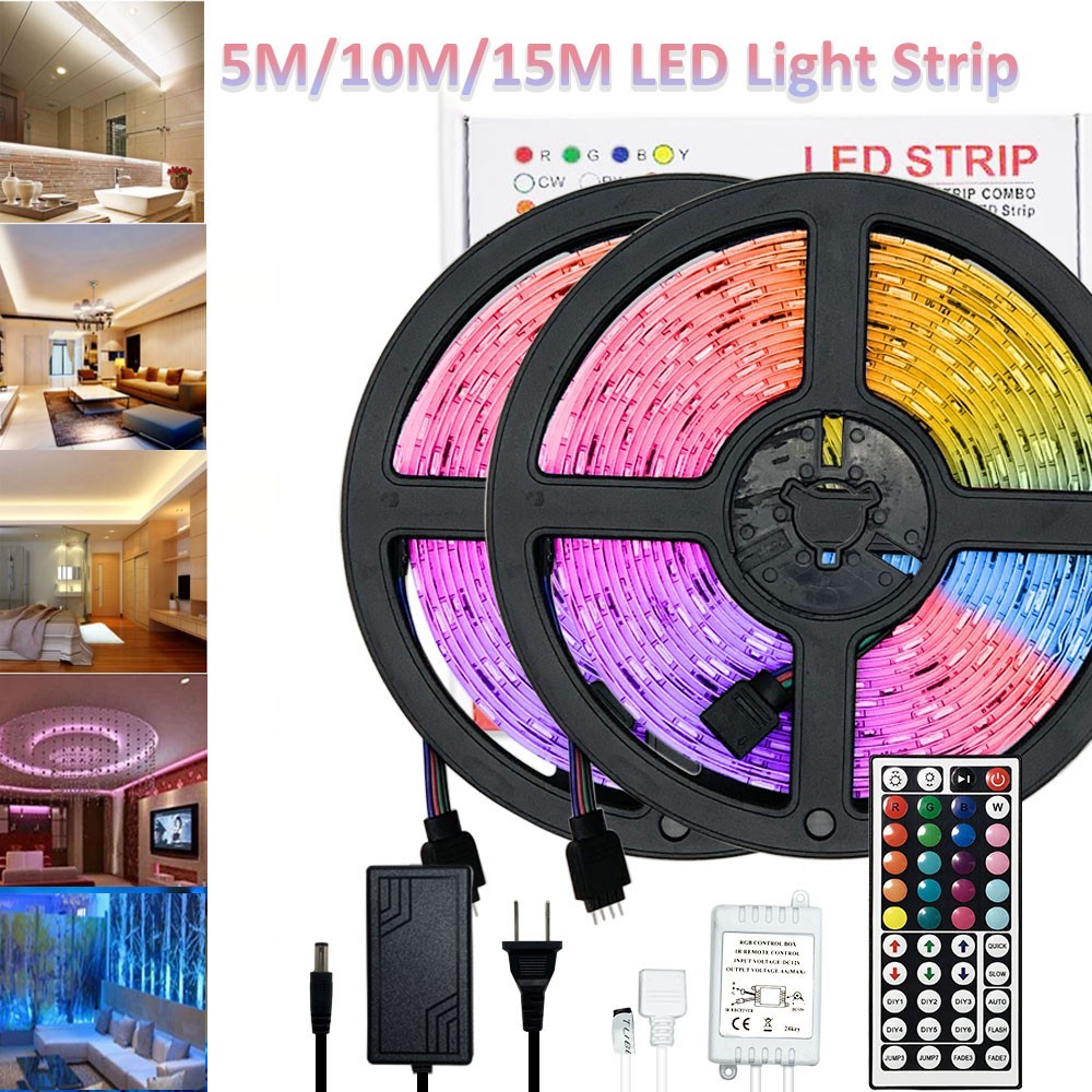 🇲🇾 𝐖𝐚𝐭𝐞𝐫𝐩𝐫𝐨𝐨𝐟 LED Strip Light RGB LED Light Strip 2835 5050 LED Tape ...