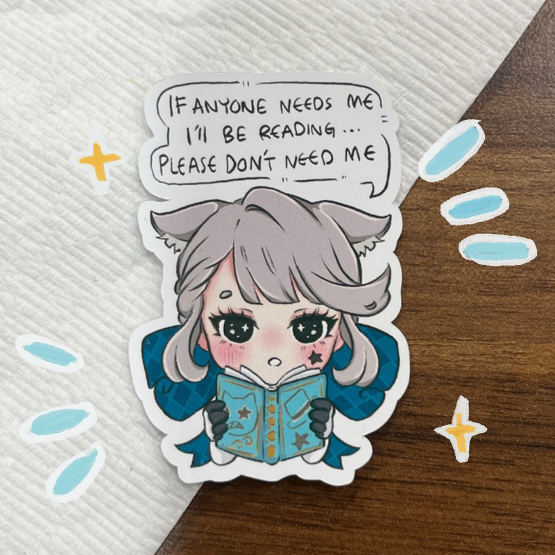 [READY STOCK] Lynette Individual Sticker I Genshin Impact Stickers I ...
