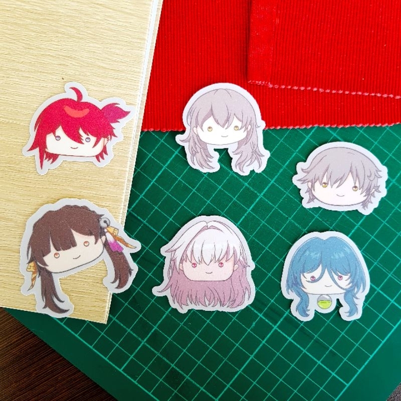[HSR] Honkai Star Rail Character Stickers (Physical) | Shopee Malaysia