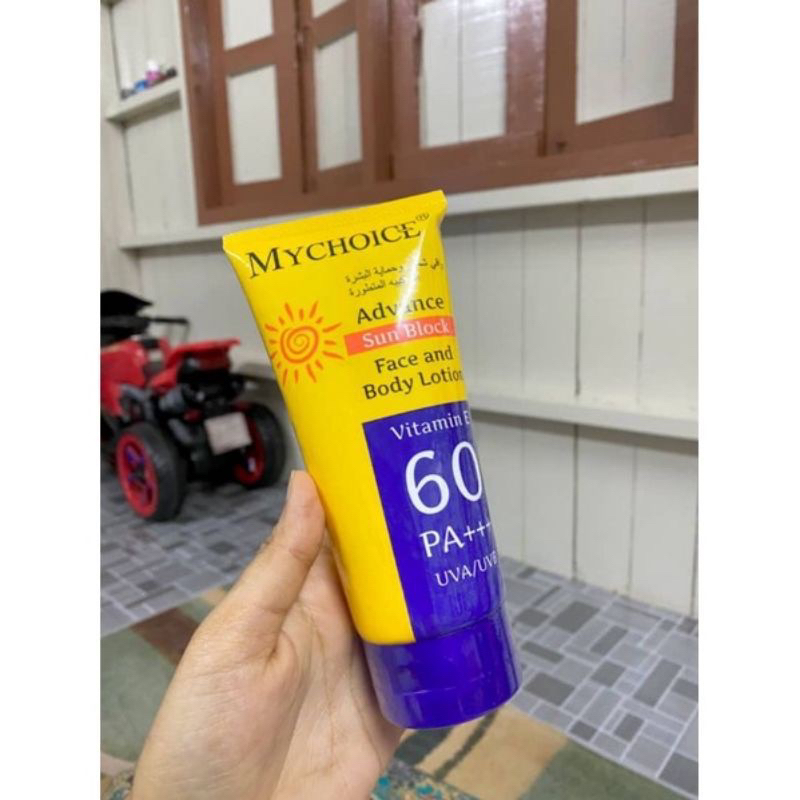 🔥MY CHOICE FACE AND BODY SUNSCREEN SPF 60 PA +++ 🔥 | Shopee Malaysia