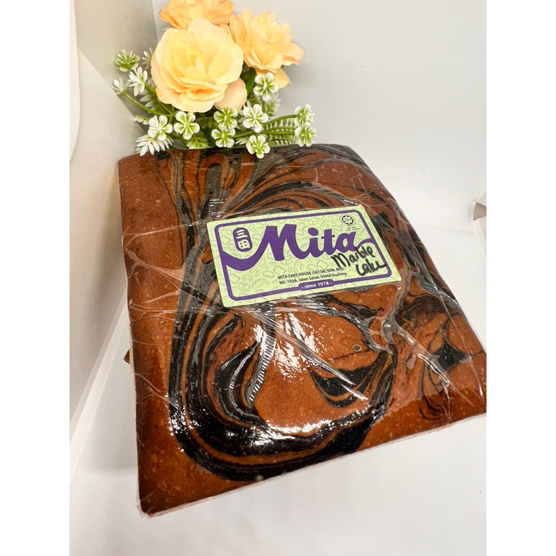 Marble Cake Mita Sarawak Saiz Besar | Shopee Malaysia