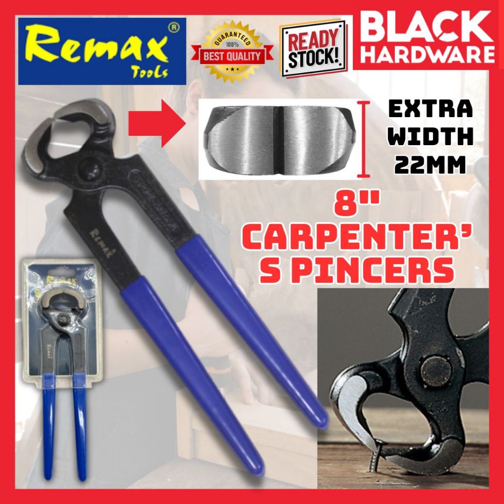 Black Hardware REMAX Nail Puller Tool Playar Carpenter Tools Plier ...