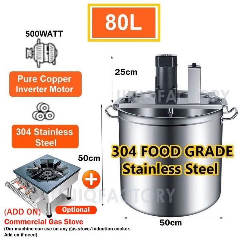 Automatic Sauce Sambal Paste Pes Stir Frying Pot Stirrer Auto Cooking ...