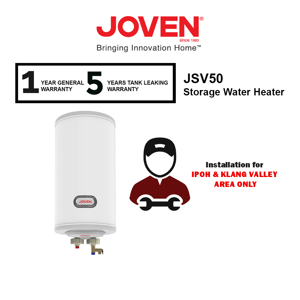 Joven 50L Storage Water Heater Vertical JSV50 Replace JVA50 | Shopee ...