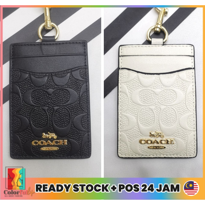 Coach Lanyard 3D Metal Embossed Badge Holder ID Card Holder Lanyard ...