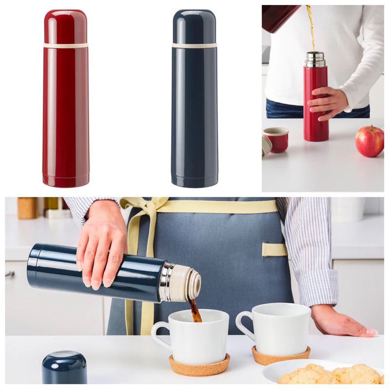 HALSA Hot Cold Tharmos Bottle 0.5L Vacuum Flask Stainless Steel ...